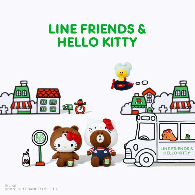 コラボを記念したグリーティングイベントも開催！サンリオ「LINE FRIENDS＆HELLO KITTY」コラボレーションシリーズ