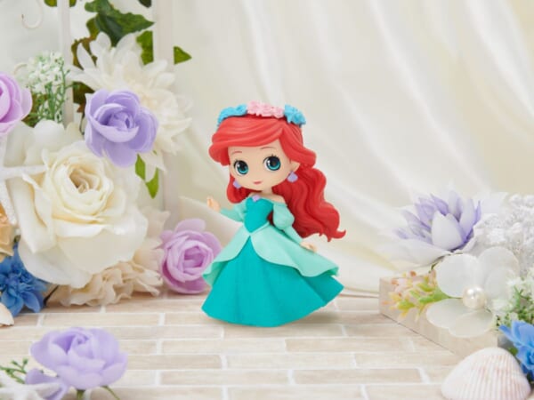 花飾りが美しいアリエル！バンプレスト「Q posket Disney Characters flower style -Ariel-」